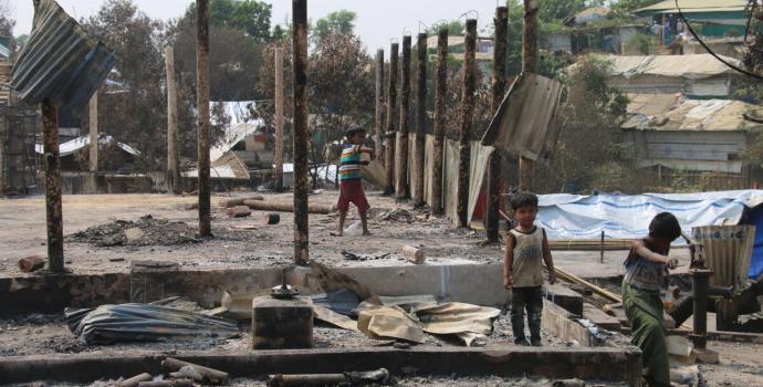 ROHINGYA CAMP FIRE: Last week’s blaze pushed more than 13,000 children ...