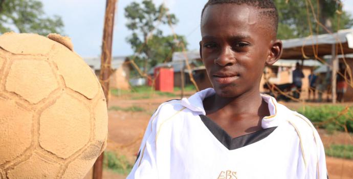 From braiding to carving and to kicking a ball – refugee children use ...